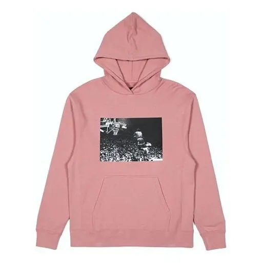 JORDAN X Union La Flying High Hooded Sweatshirt - Pink/red