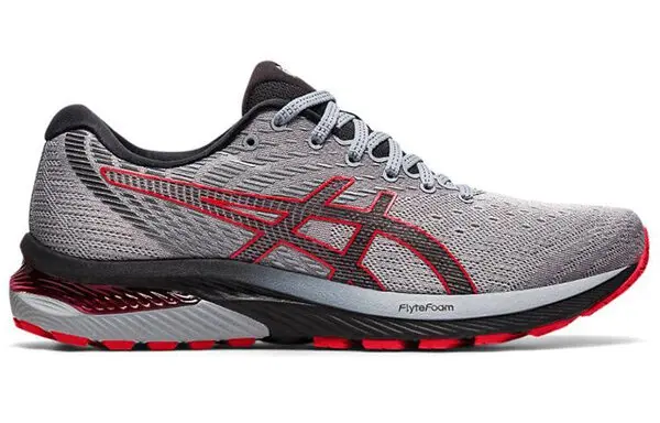 Asics Gel-cumulus 22 Athletic Sneakers - Grey/red