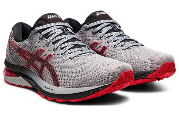 Asics Gel-cumulus 22 Athletic Sneakers - Grey/red