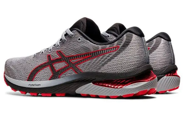 Asics Gel-cumulus 22 Athletic Sneakers - Grey/red