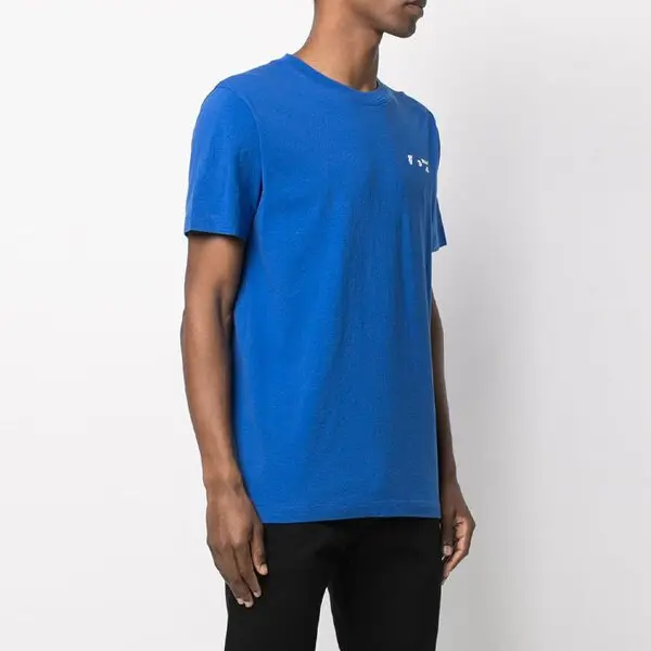 Off-White Ss21 Chest Logo Printing Round Neck Short Sleeve Ordinary Version