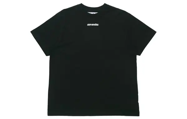 Off-White Back Arrow Large Short Sleeve Tee - Black