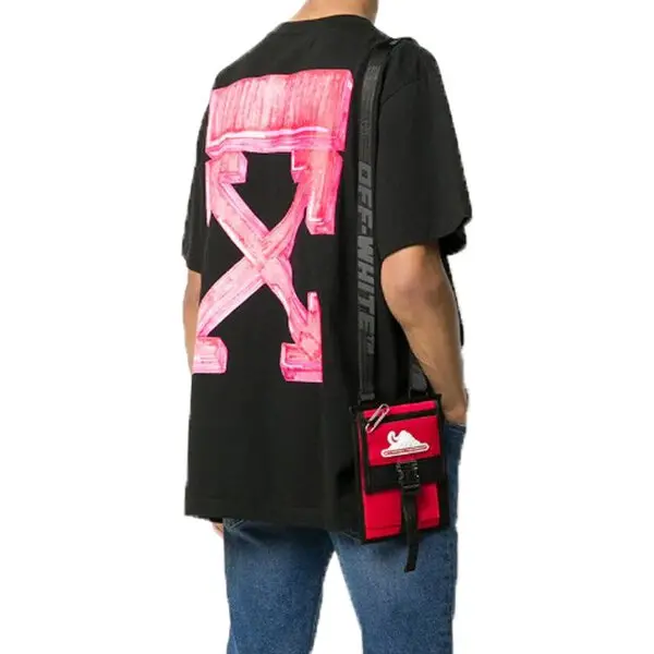 Off-White Back Arrow Large Short Sleeve Tee - Black