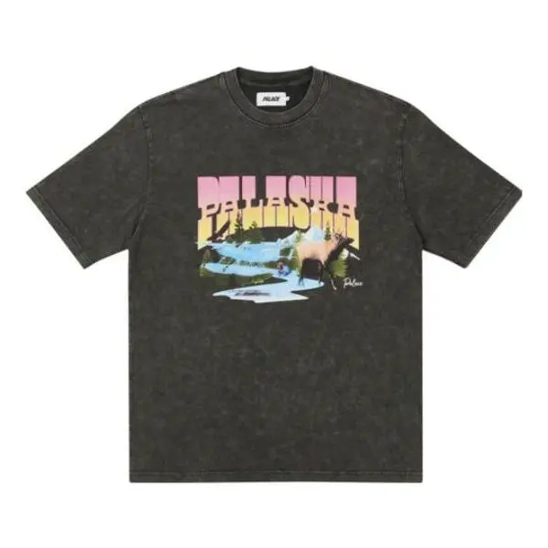 PALACE Ss22 Palaska Dye T-shirt - Black