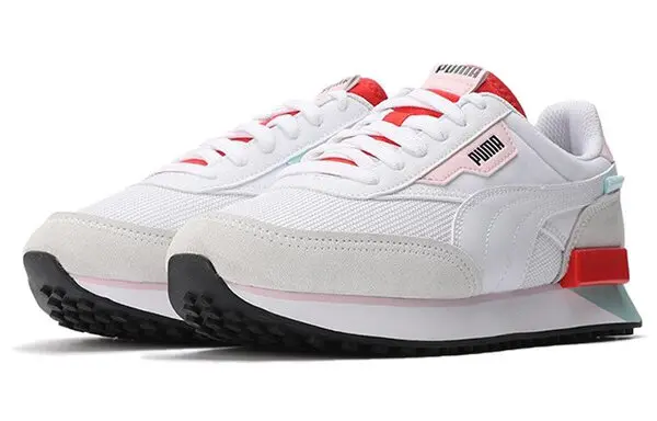 PUMA Future Rider "neon Play" Sneakers - White/red