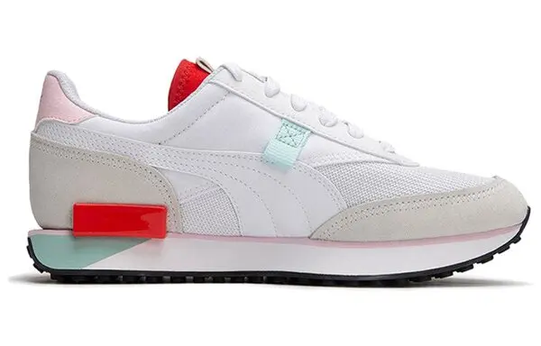 PUMA Future Rider "neon Play" Sneakers - White/red
