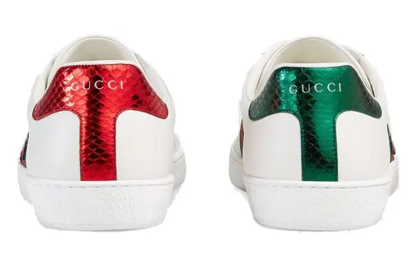 Gucci Ace Embroidered Snake Sneakers