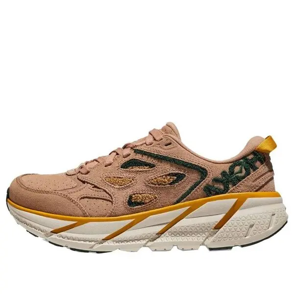 Hoka One One Clifton L Embroidery Sneakers - Brown