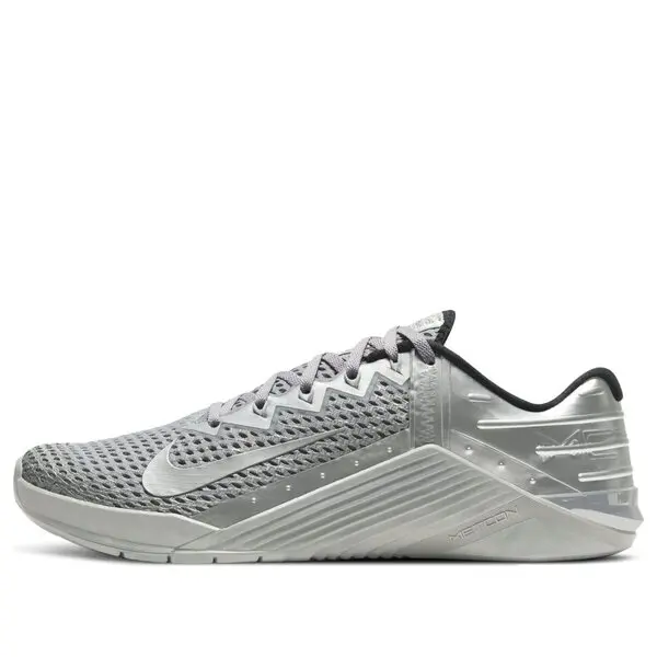 Nike Metcon 6 Premium Athletic Sneakers - Silver/black
