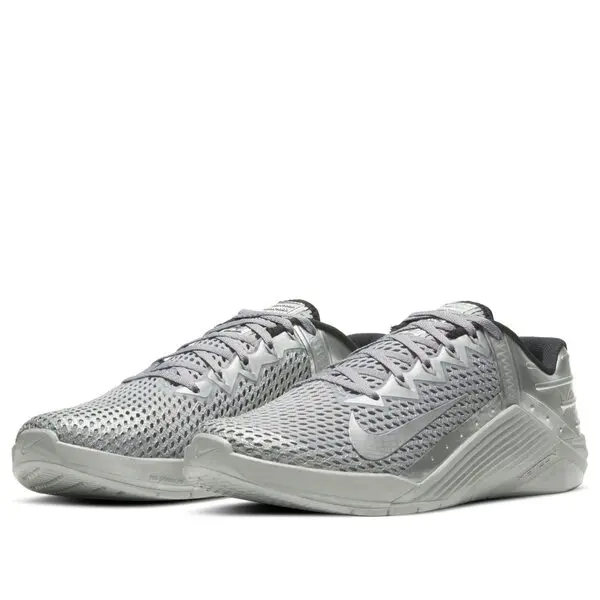 Nike Metcon 6 Premium Athletic Sneakers - Silver/black