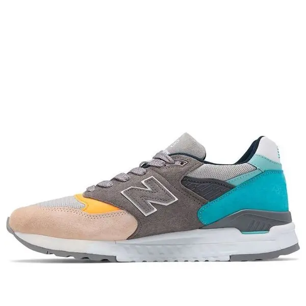 NEW BALANCE 998 Made In Usa "sand Teal" Sneakers - Grey