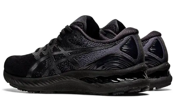 Asics Gel-nimbus 23 Athletic Lace-up Sneakers - Black