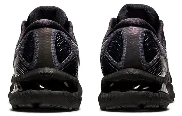 Asics Gel-nimbus 23 Athletic Lace-up Sneakers - Black