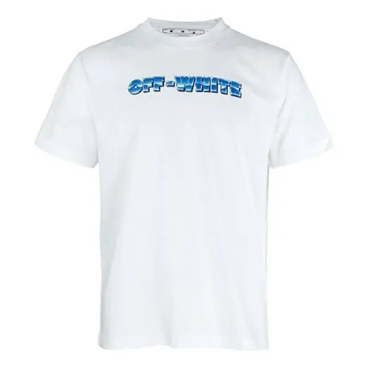 Off-White Ss22 Logo Printing Arrow Short Sleeve White
