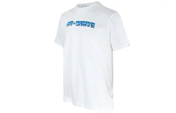 Off-White Ss22 Logo Printing Arrow Short Sleeve White