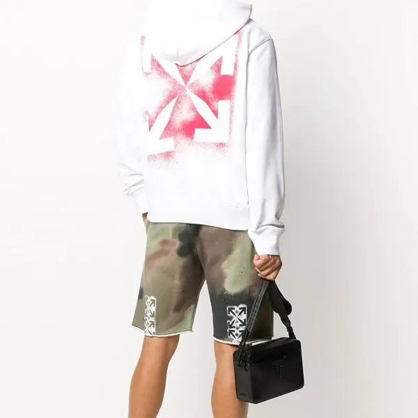 Off-White Stencil Arrows Hooded Pullover