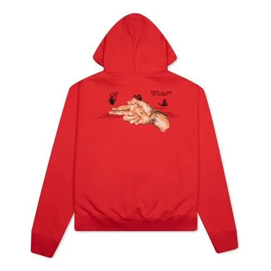 Off-White Pascal Painting Hoodie - Red