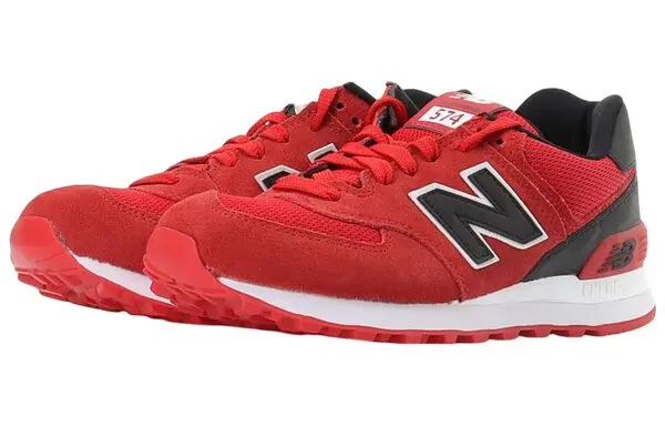 NEW BALANCE 574 Reflective Sneakers - Red/blue/white