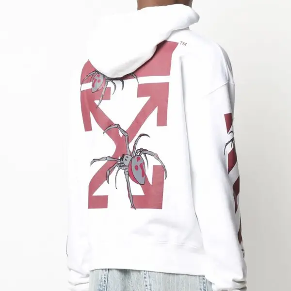 Off-White Spider Arrows Logo Hooded Sweater