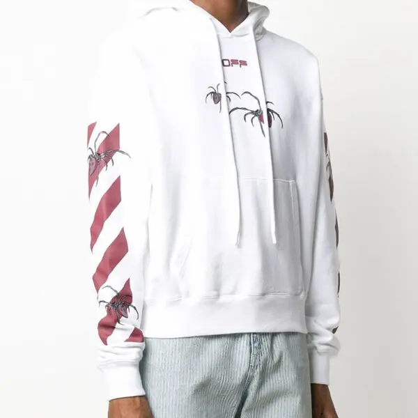 Off-White Spider Arrows Logo Hooded Sweater