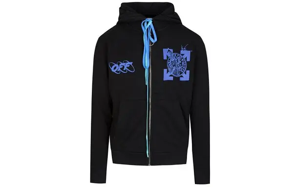 Off-White Printed Hooded Jacket