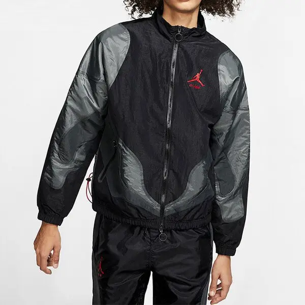 JORDAN X Off-white Woven Zip Up Jacket