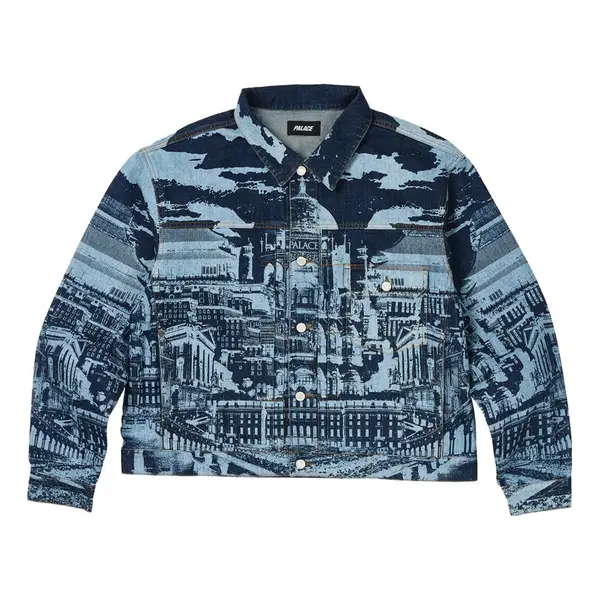 PALACE Denim Jacket "mega " P25jk048 - Blue