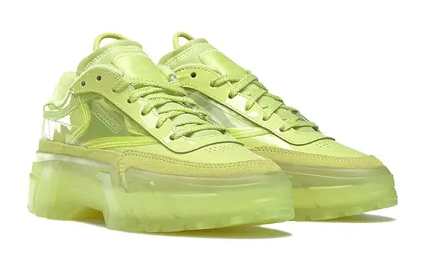 REEBOK Cardi B X Club C J "high Vis " Sneakers - Green