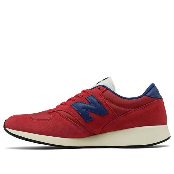 NEW BALANCE 420 Suede Sneakers - Red/blue