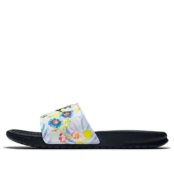 Nike Benassi Slide 'floral Print - Black