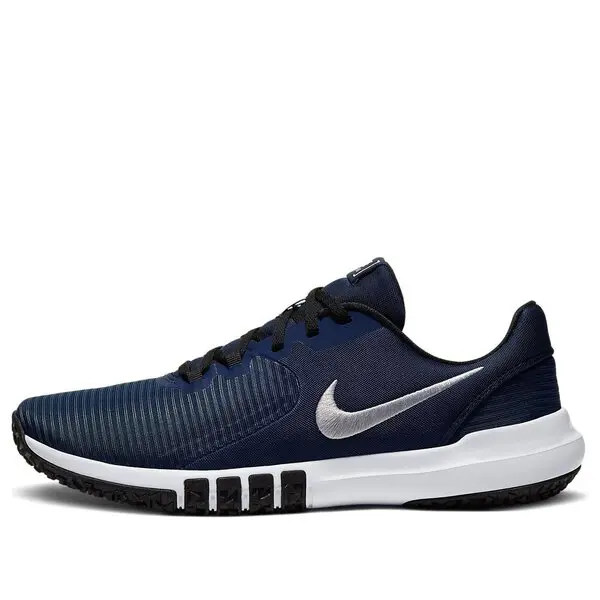 Nike Flex Control 4 "midnight Navy" Athletic Sneakers - Dark Blue