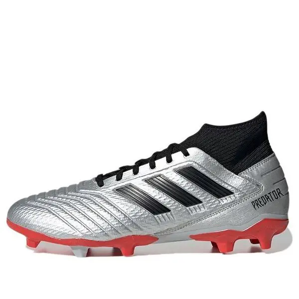 Adidas Predator 19.3 Fg Soccer Cleats - Silver/black