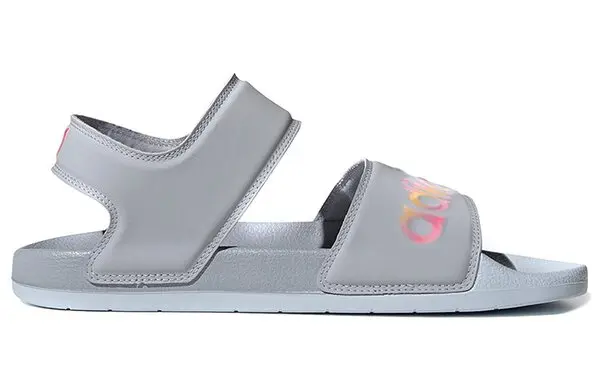 Adidas Adilette Sandal 'halo Silver Iridescent - Greyblue