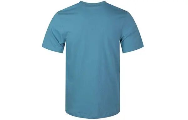 Nike Alien Printing Logo Sports Round Collar Male - Blue