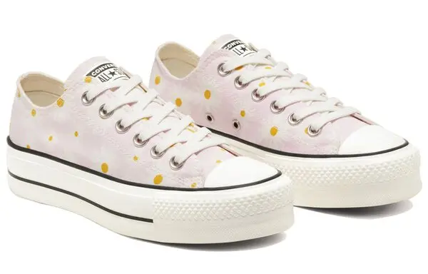 CONVERSE Chuck Taylor All Star Lift Platform Low "camp Daisies - Pink