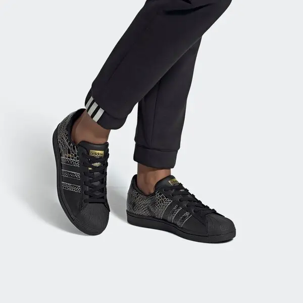 Adidas Superstar Snakeskin Low Top Sneakers