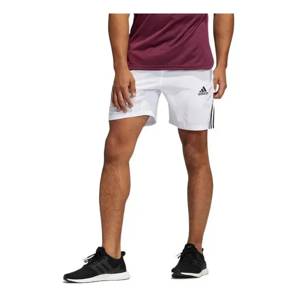 Adidas Aeroready 3-stripes 8-inch Shorts - White