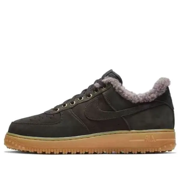 Nike Force 1 Winter 'black Thunder Grey Gum - Black/grey/gum