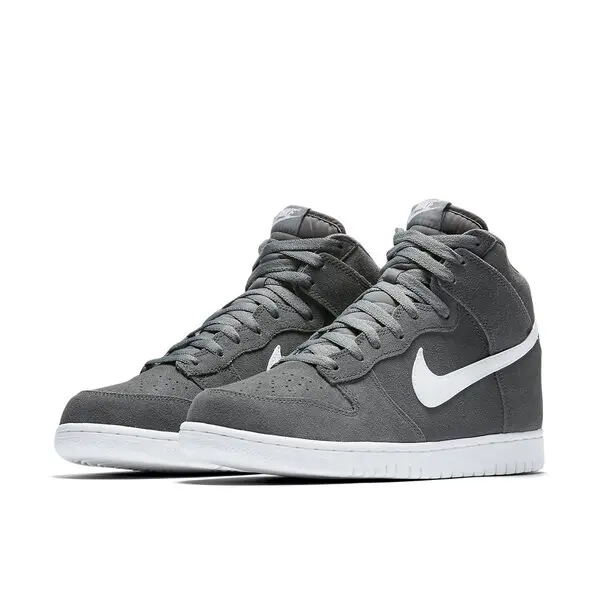 Nike Dunk High Casual Sneakers - Gray/white