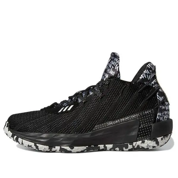 Adidas Dame 7 Gca 'i Am My Own Fan' Sneakers - Black/white