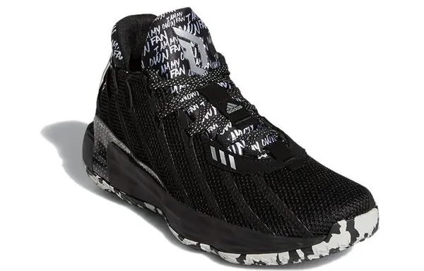 Adidas Dame 7 Gca 'i Am My Own Fan' Sneakers - Black/white