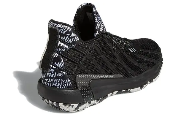 Adidas Dame 7 Gca 'i Am My Own Fan' Sneakers - Black/white