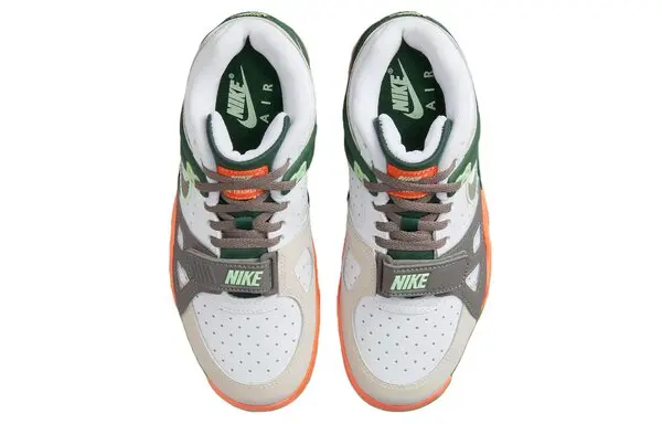 Nike Trainer 3 "miami Hurricanes" Sneakers - White/green/grey