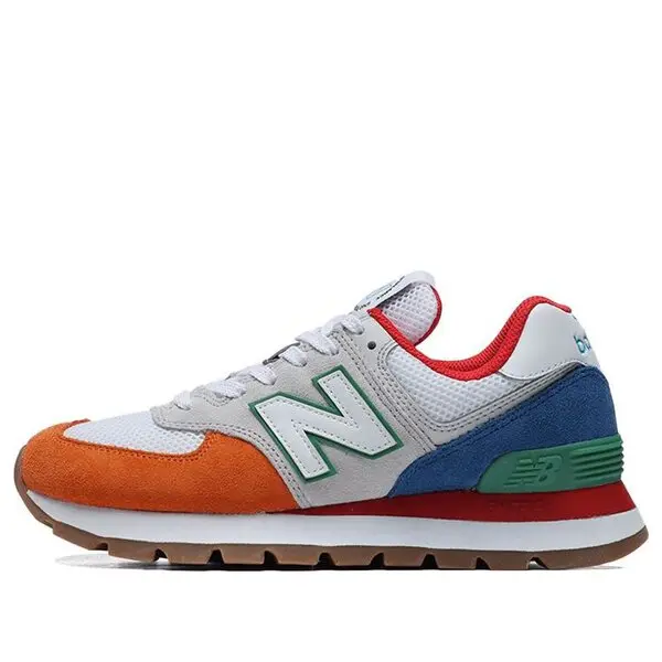 NEW BALANCE 574 Rugged Sneakers - Red/white/gray