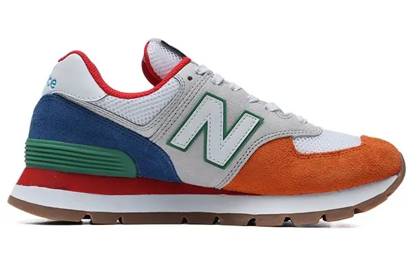 NEW BALANCE 574 Rugged Sneakers - Red/white/gray