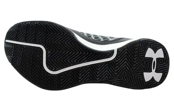 Under Armour Micro G Clutchfit Drive High Top Athletic Sneakers - Black/white