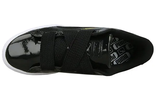 PUMA Basket Heart Patent Sneakers - Black