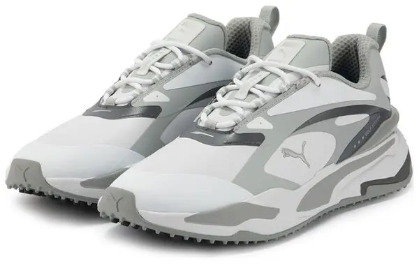 PUMA Gs-fast Golf Shoes - Grey/white