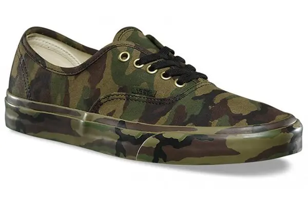 VANS Authentic Mono Print Camo Sneakers
