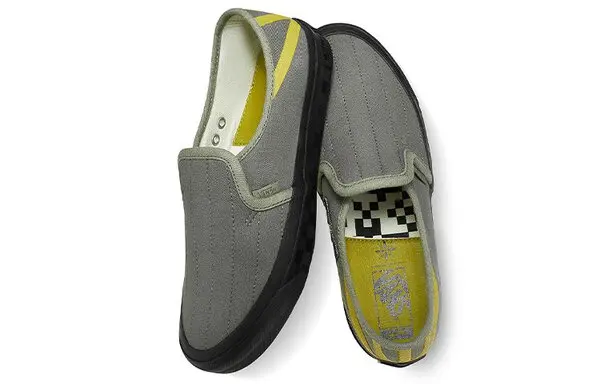 VANS Taka Hayashi X Style 47 Lx Slip-on Sneakers - Grey/yellow